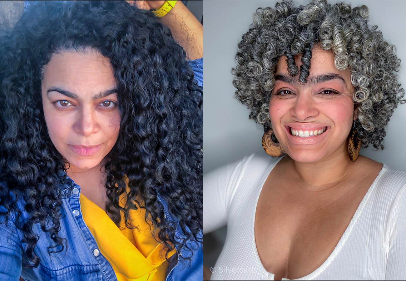 How Heren Embraces Her Silver Hair